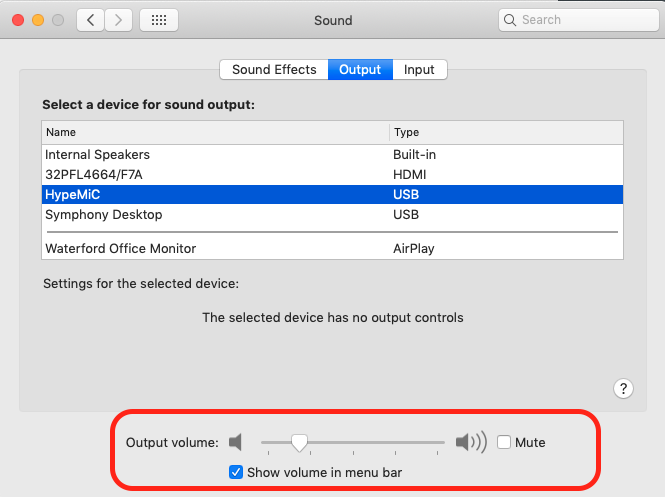 Adjusting HypeMiC Output Signal